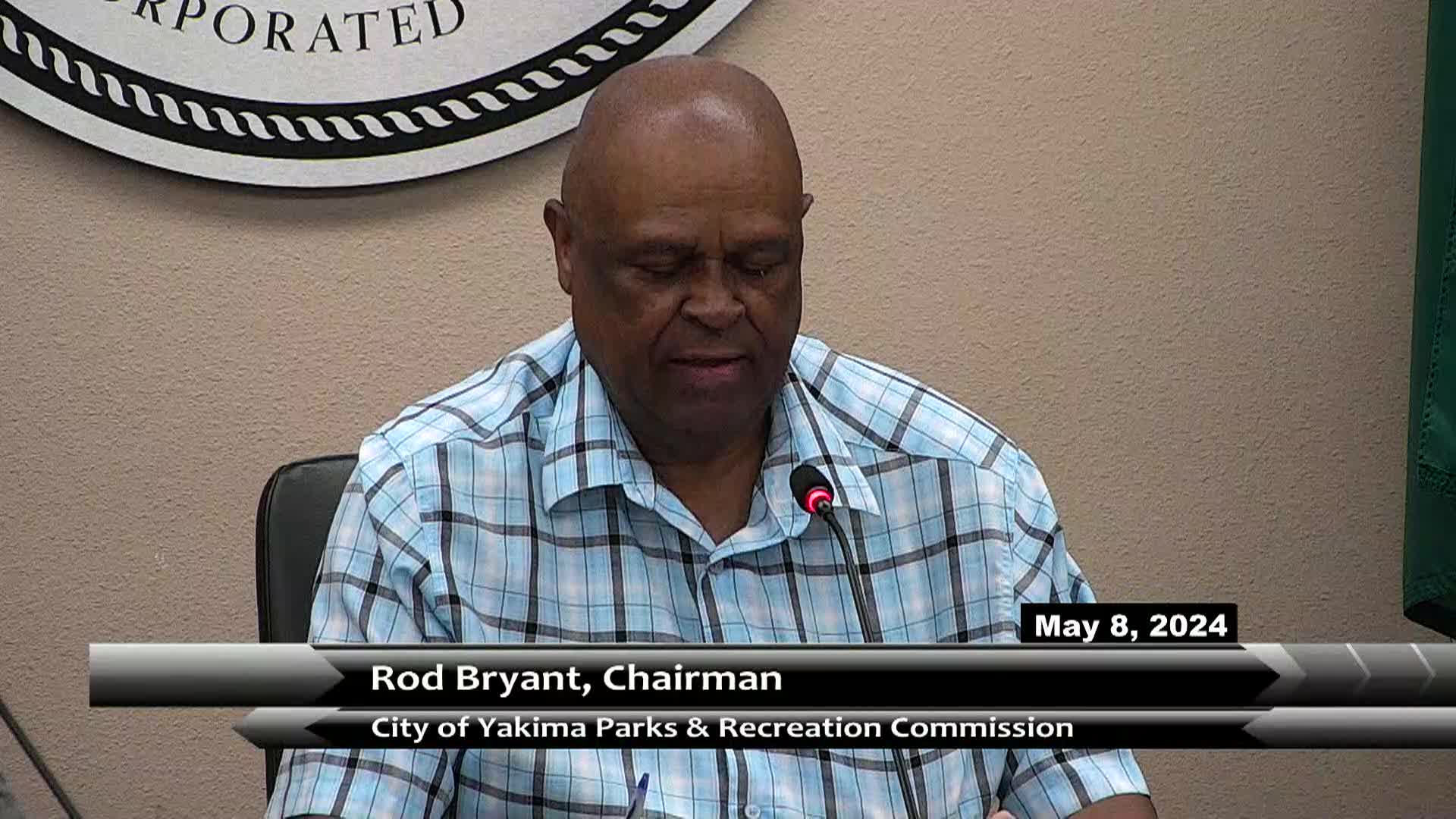 City of Yakima Parks and Recreation Commission 05-08-24