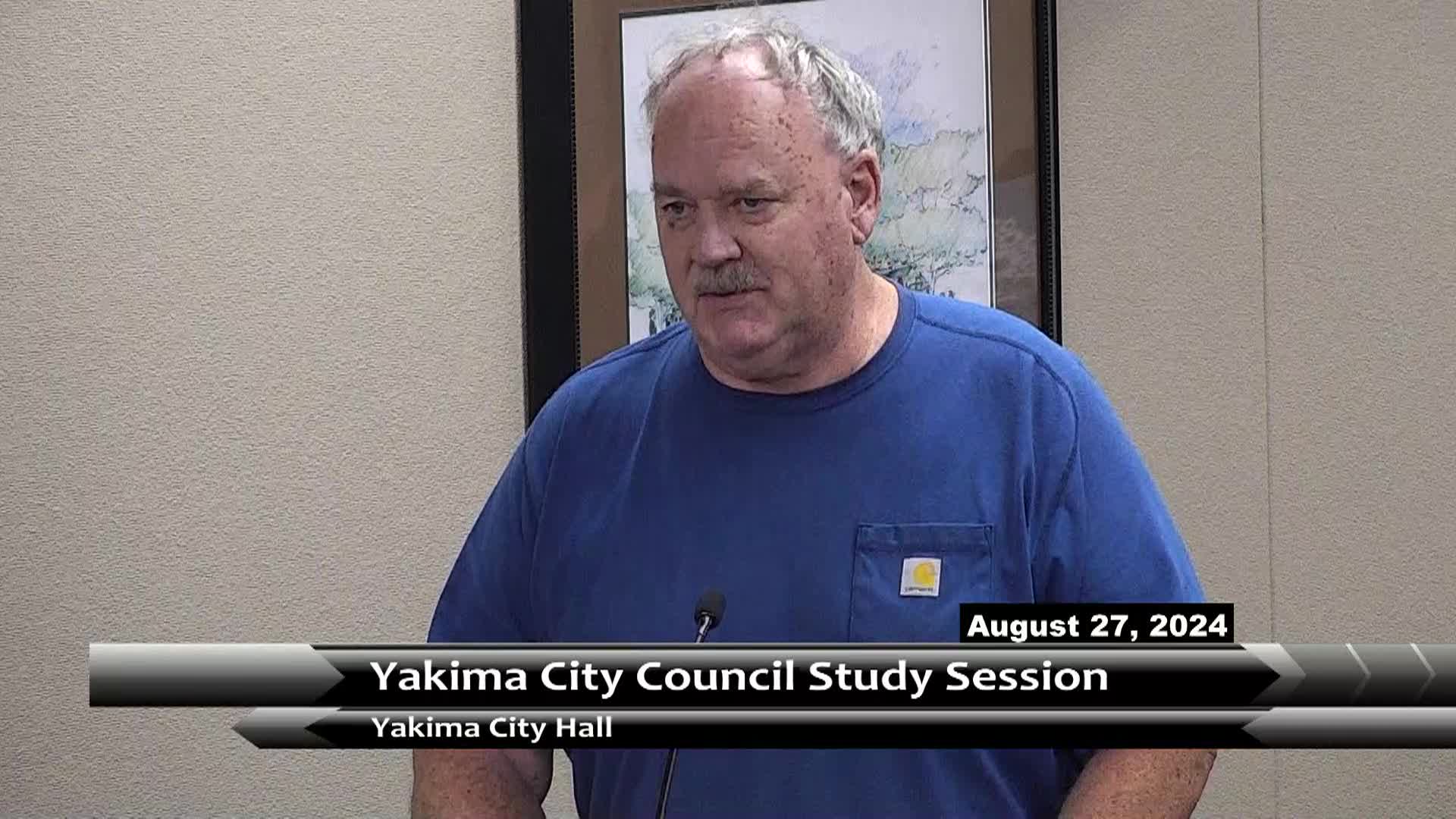 Yakima City Council Study Session 08-27-24