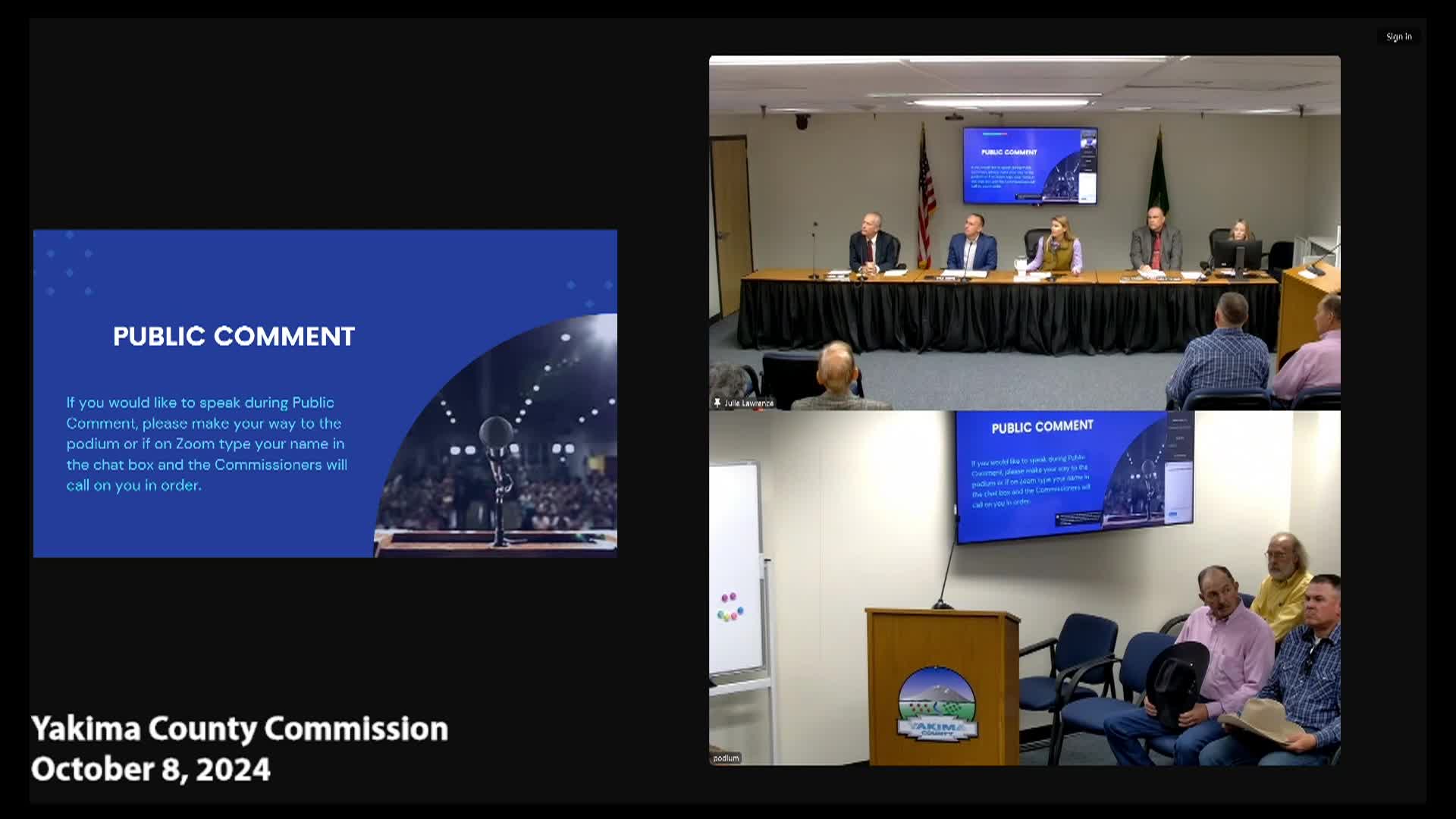 Yakima County Commission 10-08-24