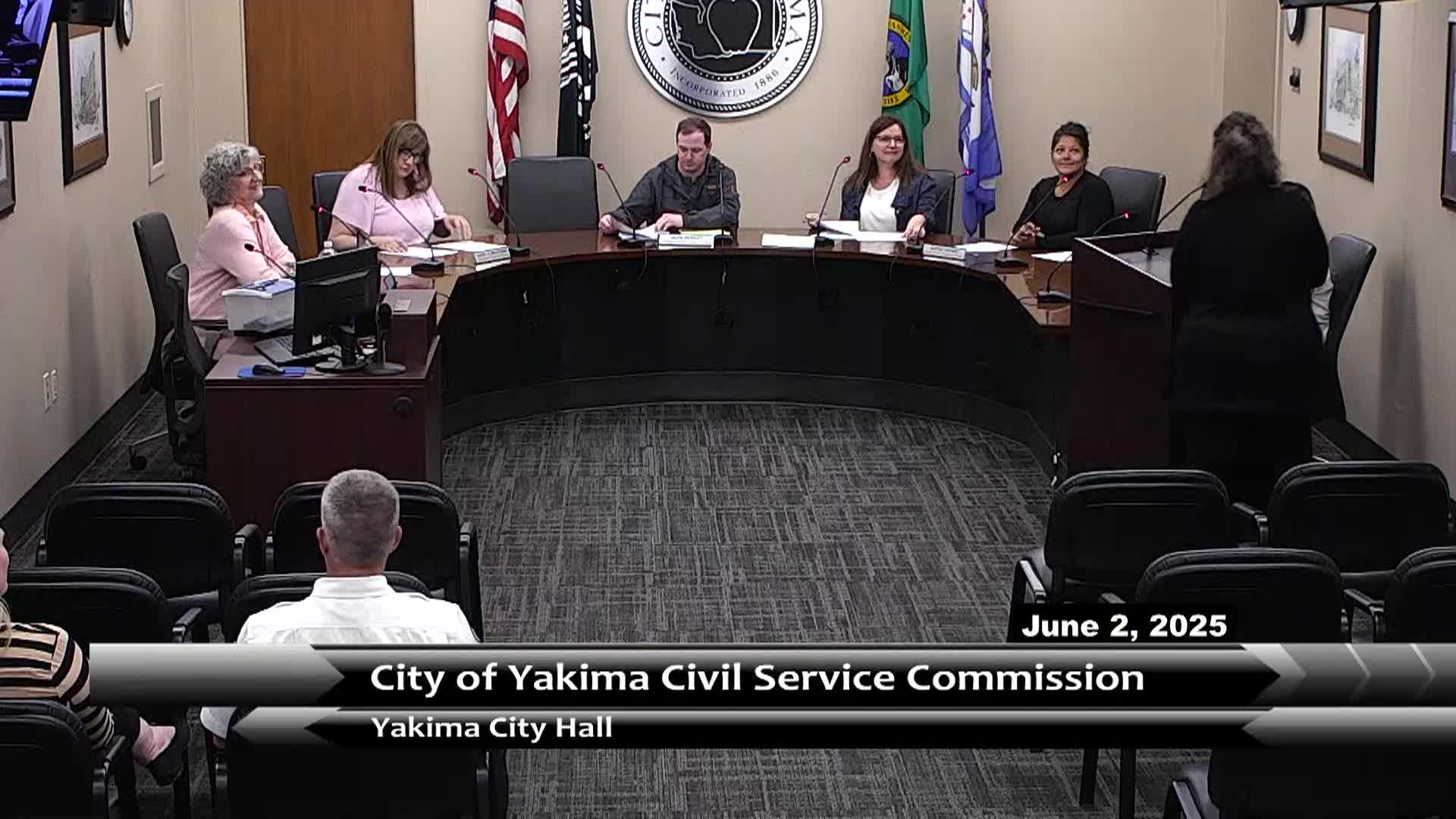 City of Yakima Civil Service Commission 06-02-25