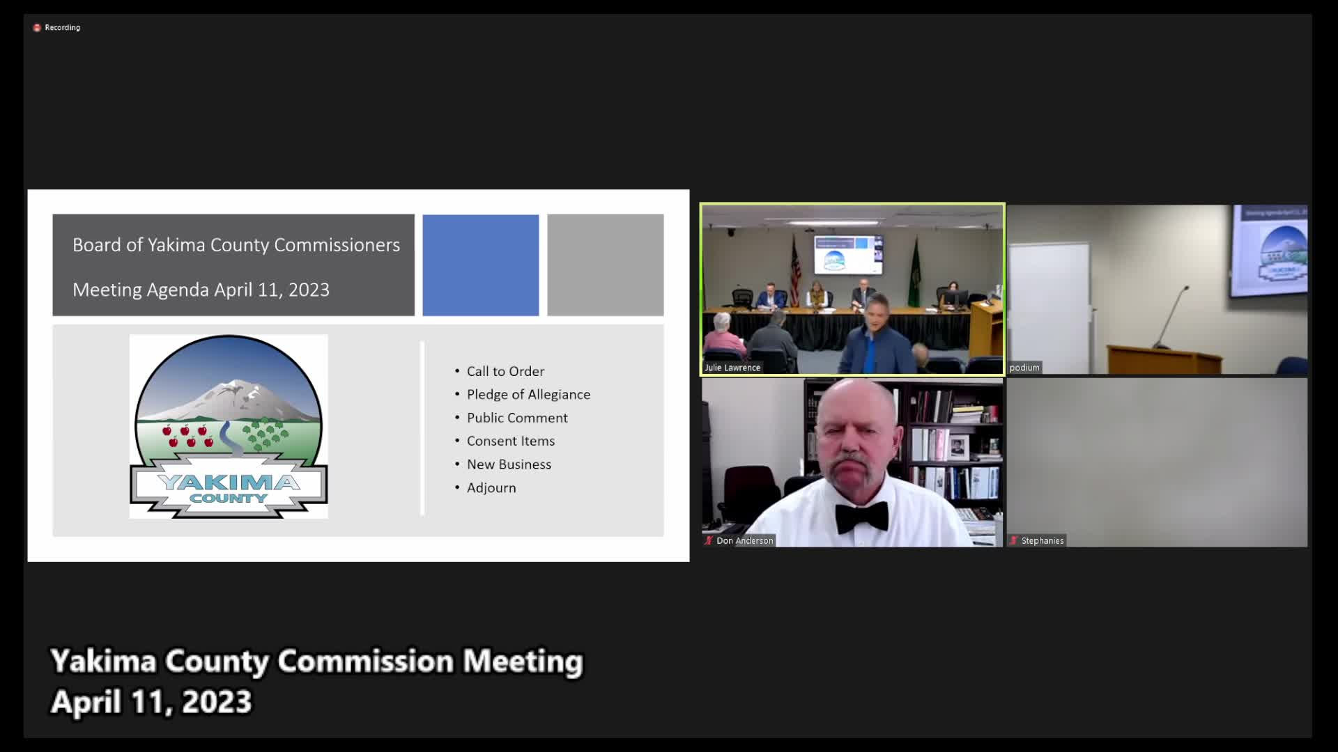 Yakima County Commission Meeting